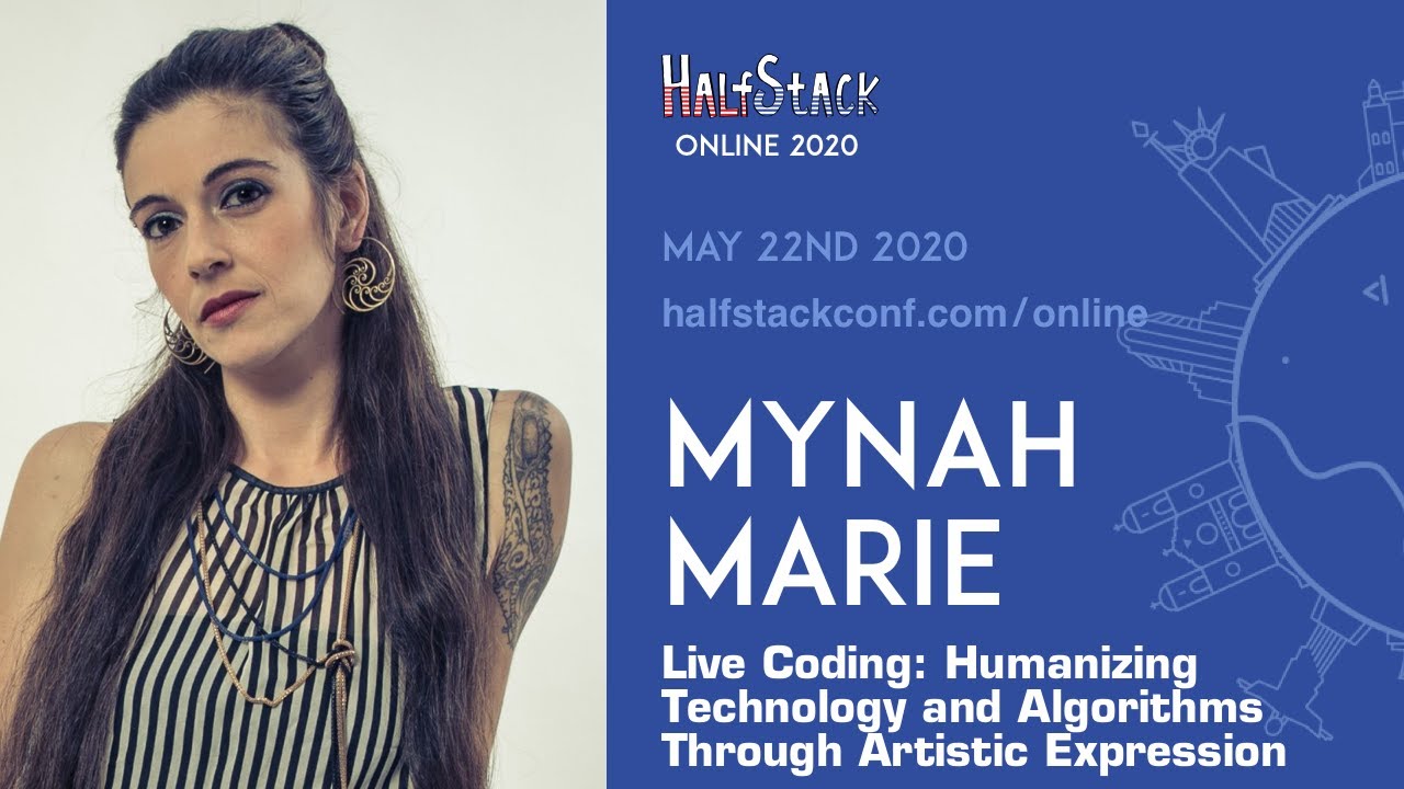 Live Coding Music Performance with Sonic Pi - Mynah Marie - HalfStack Online May 2020 - YouTube