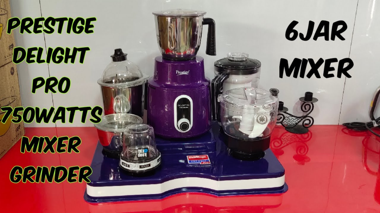 Prestige delight pro 750watt 6jar mixer grinder | Prestige 6jar mixer ...