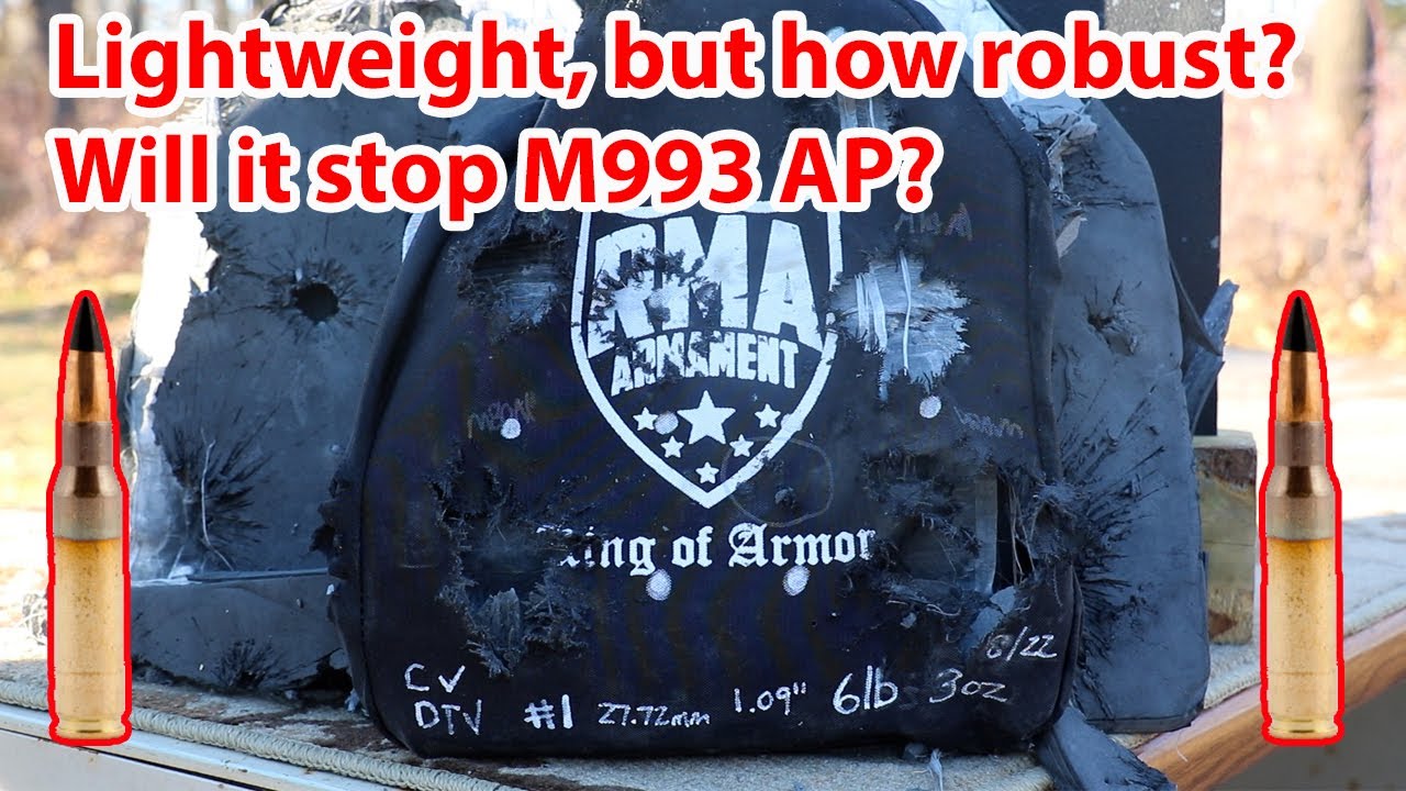 RMA Model 1192, NIJ Level IV /RF3 - YouTube