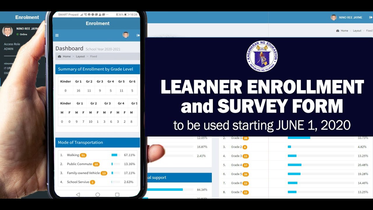 Learner Enrollment Monitoring System 2020 - YouTube