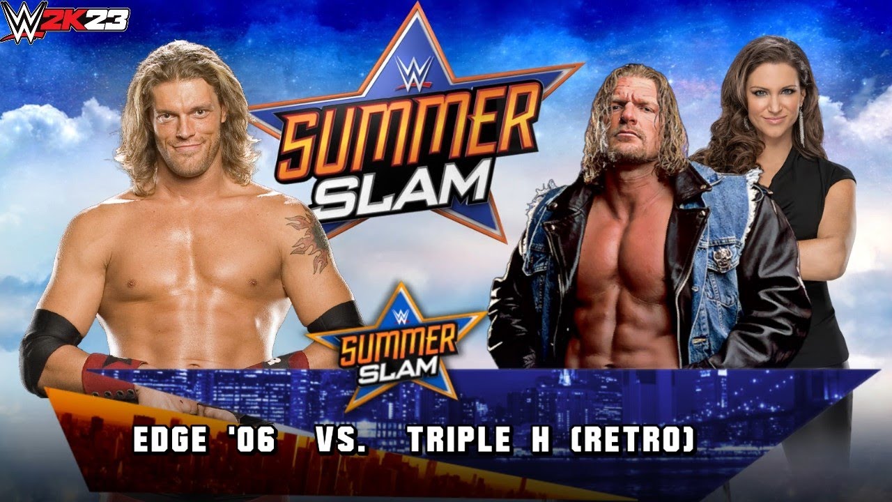 Full Match - Edge '06 vs. Triple H: SummerSlam|WWE 2K23 - YouTube