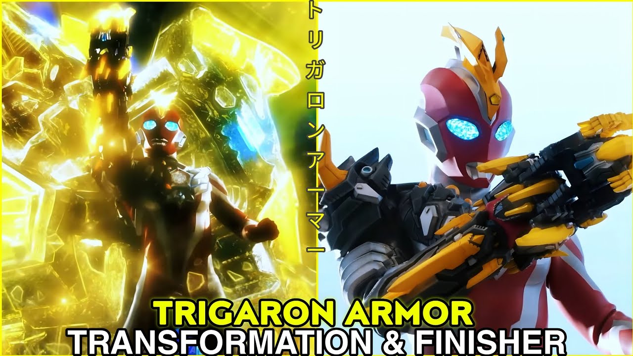 ULTRAMAN OMEGA Trigaron Armor | Transformation & Finisher (4K 60FPS ...