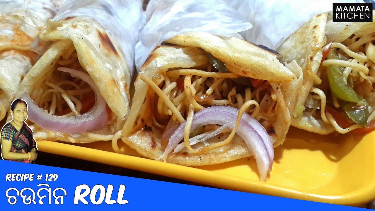 Chinese Mayonnaise Roll | ଚଉମିନ ରୋଲ | Chow Mein Roll Recipe - YouTube