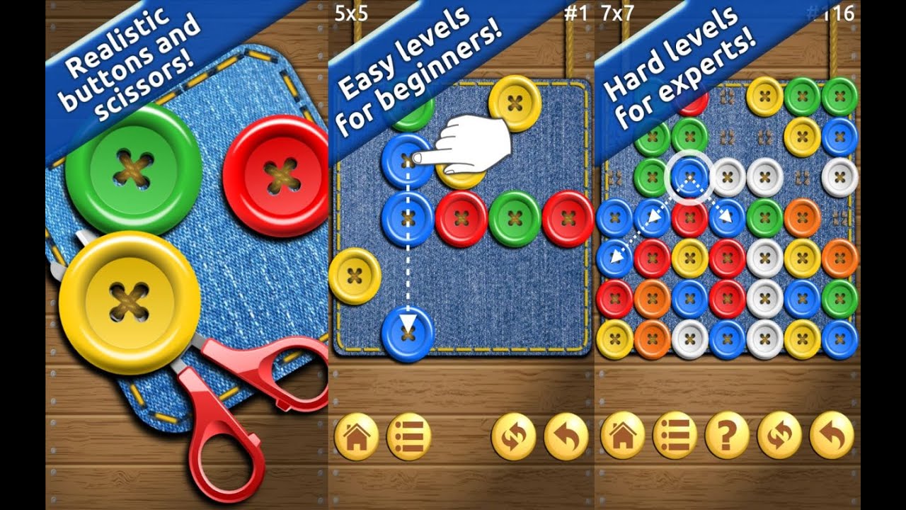 Buttons and Scissors Preview HD 1080p - YouTube