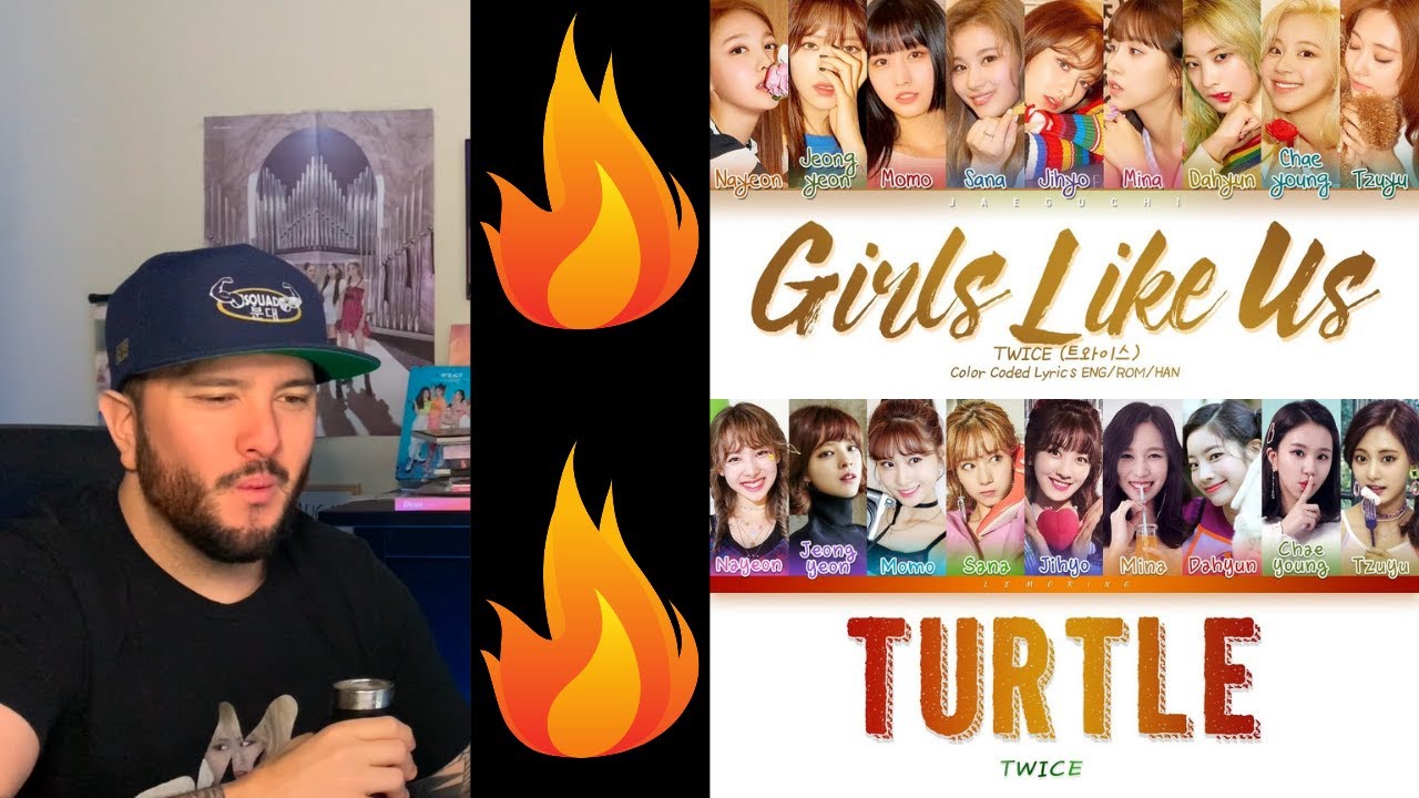 TWICE - B-Sides "TURTLE" & "GIRLS LIKE US" Lyric Video Reactions! - YouTube