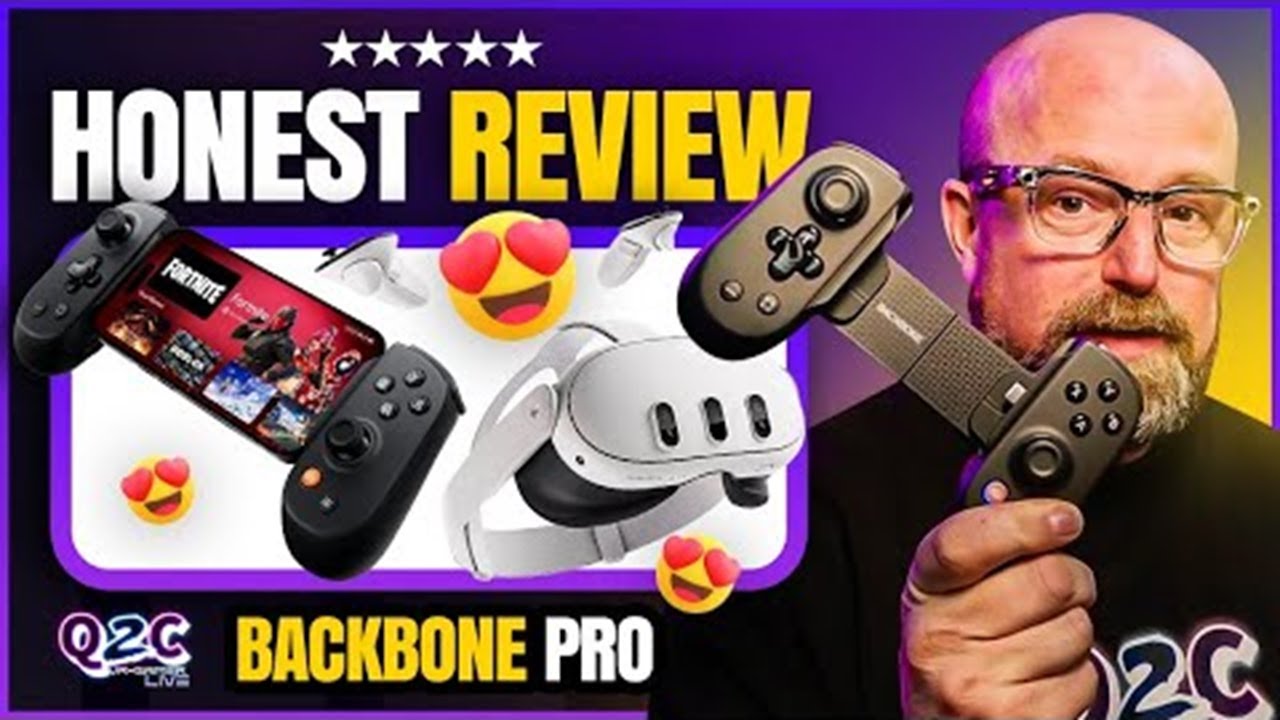 Backbone Pro Bluetooth Controller + Meta Quest 3S - YouTube