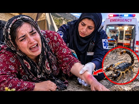 Unbelievable rescue effort to save a nomadic woman from danger 🚨⛰️