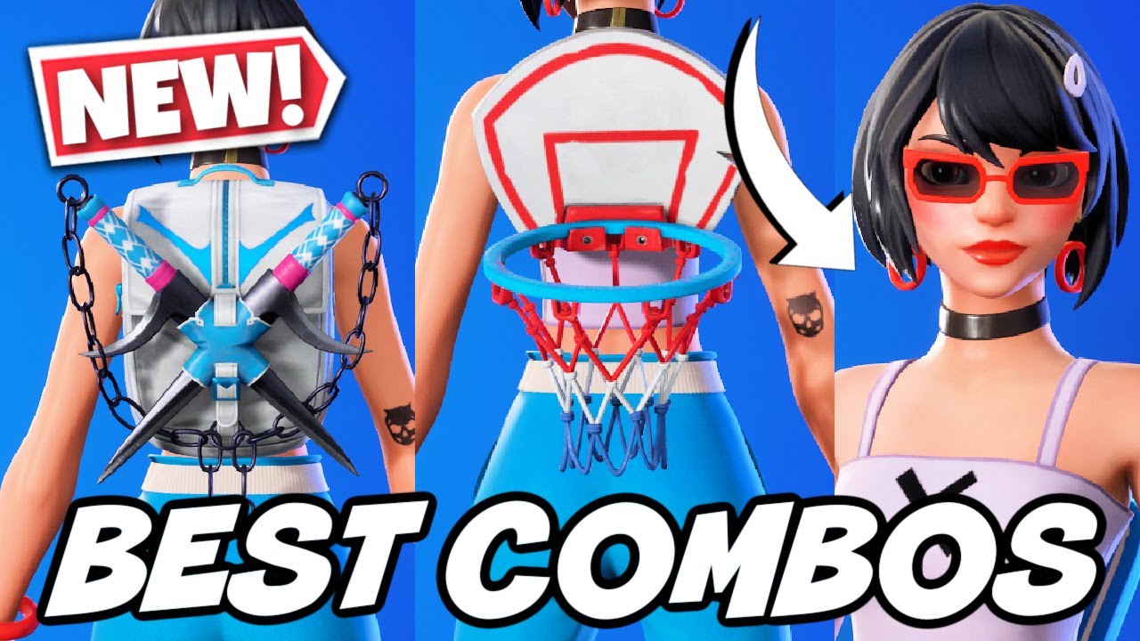 BEST COMBOS FOR *NEW* EVIE SKIN (SUMMER STRIDER STYLE)(SEASON 3 BATTLE ...