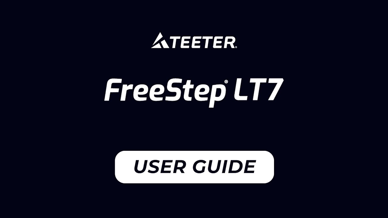 Teeter FreeStep LT7 User Guide - YouTube