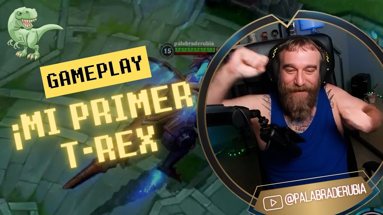 DINORUBIA en acción | Mi primer T-REX | WILD RIFT LUX GAMEPLAY - YouTube