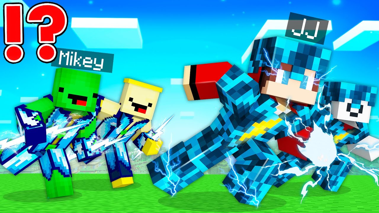 STORM Armor Speedrunners vs ZEUS Armor Hunters in Minecraft - Maizen JJ ...