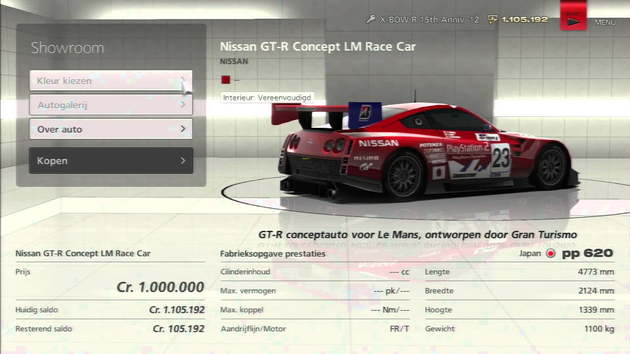 Nissan GT R Concept LM Race Car - YouTube