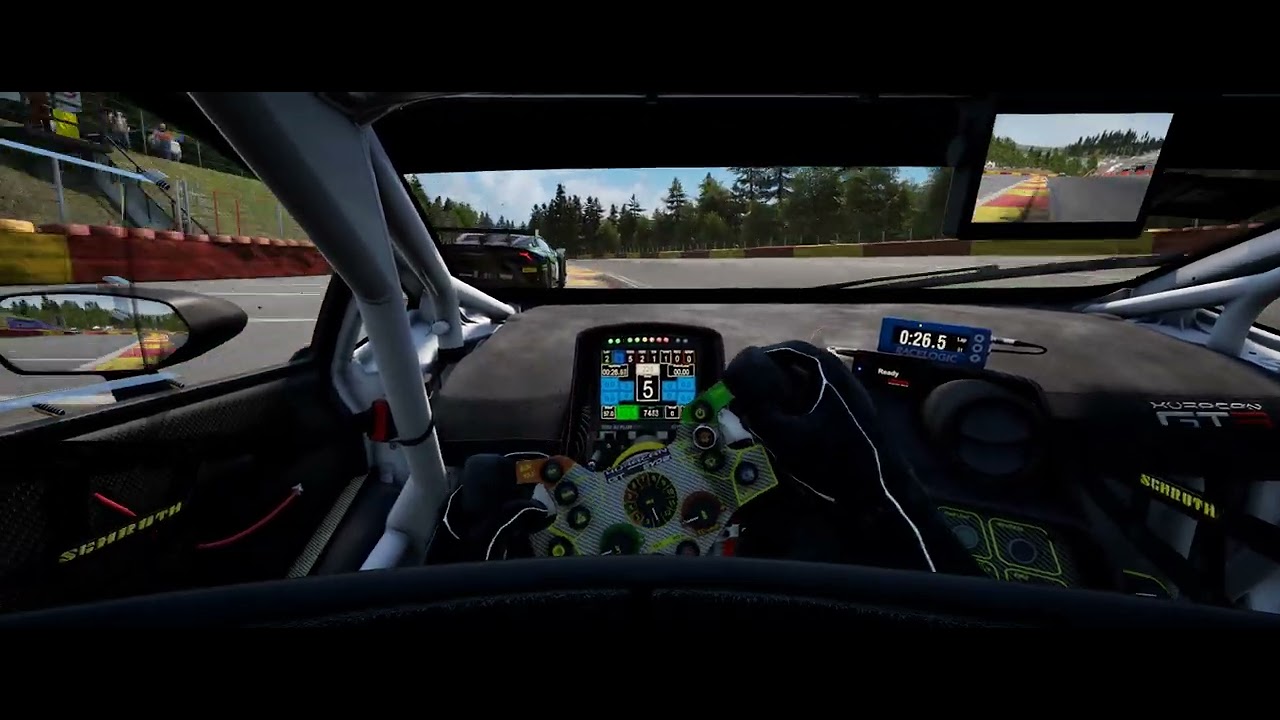 Lambo fight at Spa (cockpit) - YouTube