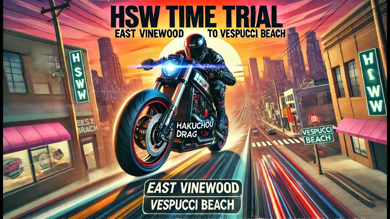 HSW Time Trial: East Vinewood to Vespucci Beach - Fastest Route in GTA ...