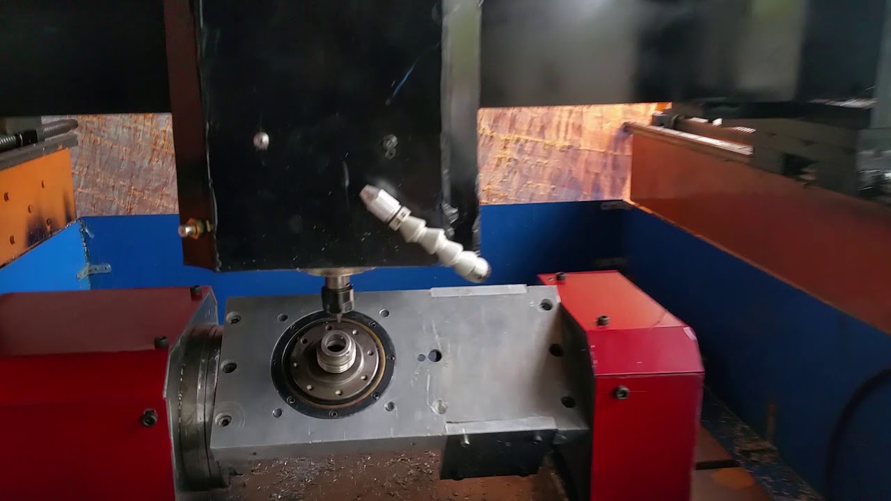 Mach3 5 axis simultaneous demo - YouTube