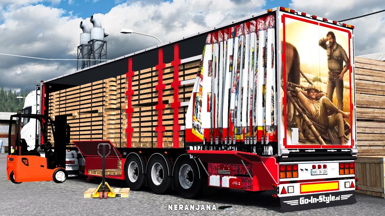 Owned Trailer with Animation | Euro Truck Simulator 2 Mod [1.37] - YouTube