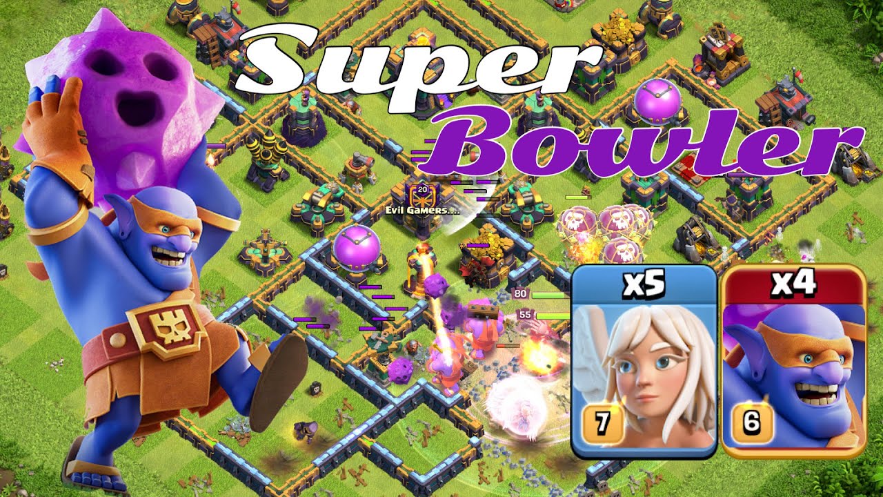 Super Bowler Smash Strategy! Th14 Legend League Attacks 2021 Nov! Clash ...