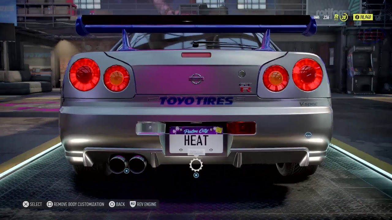 NFS HEAT MY NISSAN SKYLINE FF2 - YouTube