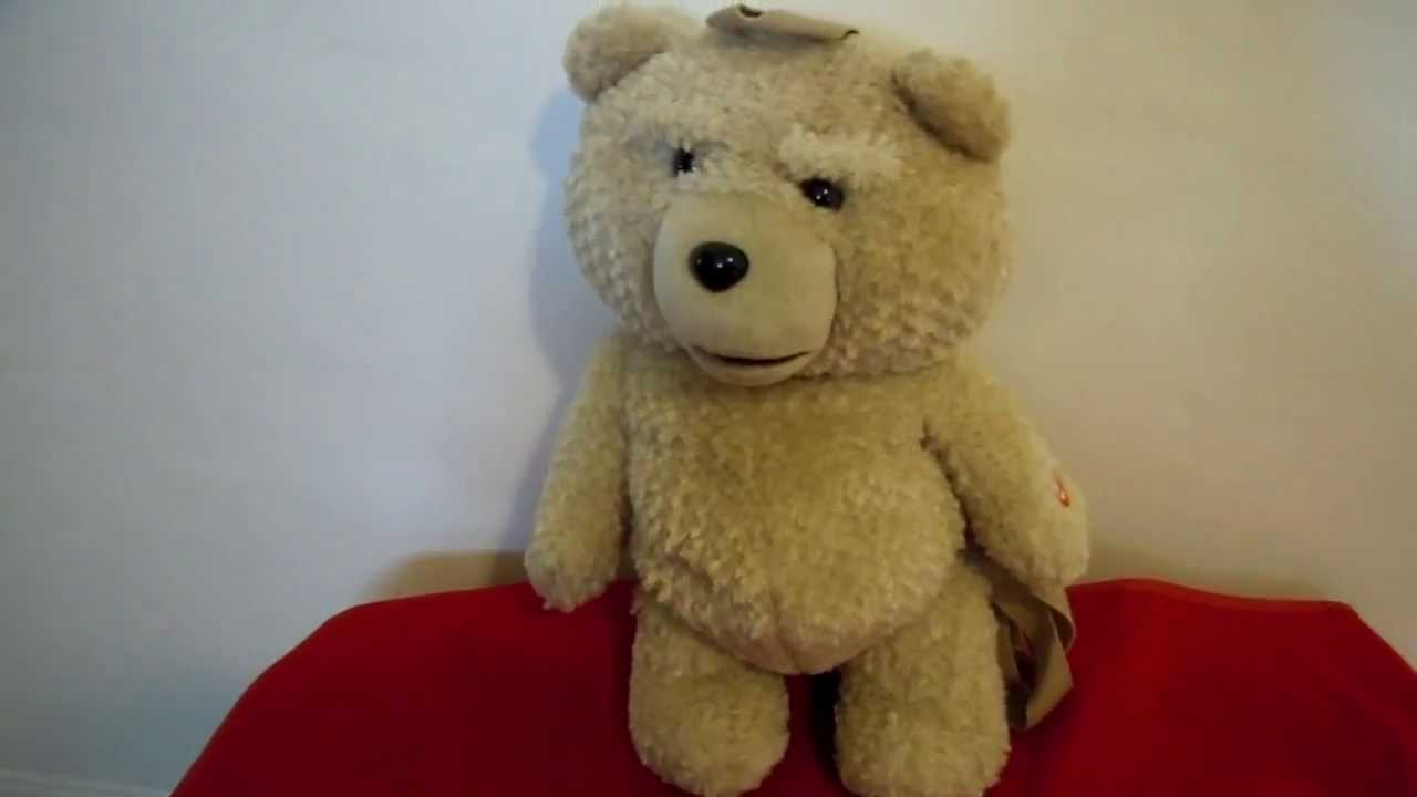 Ted Movie: Talking Ted Bear Plush Backpack - YouTube