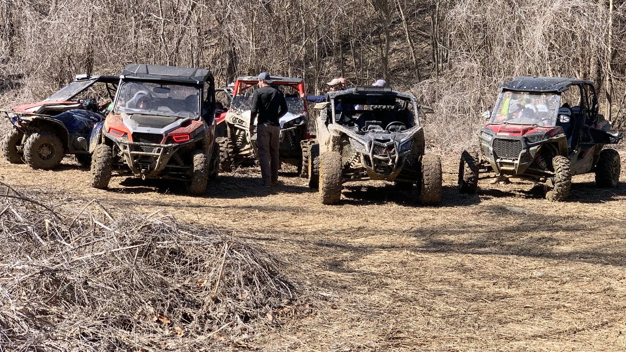 Huge Group Trail Ride At Little Egypt Off Road (Rzr Pro Xp, Rzr Turbo ...