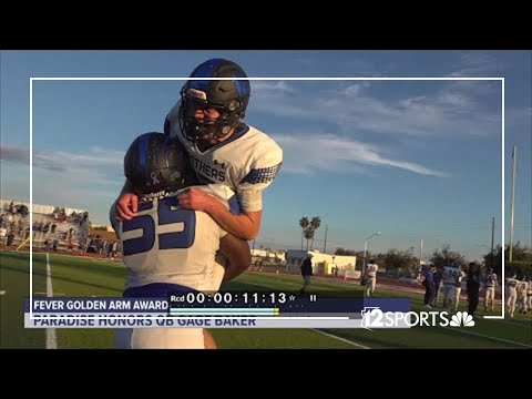 Friday Night Fever Golden Arm Award Winner: Gage Baker - YouTube