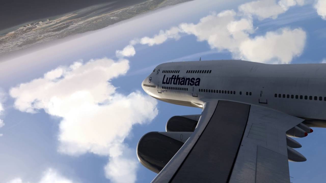 Boeing 747 Earth View - YouTube