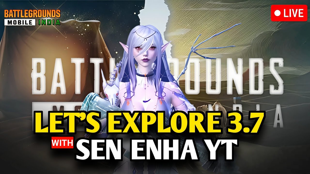 ENHA IS BACK | New Update 3.7 | BGMI LIVE 🎮 | SEN ENHA YT (Girl Gamer ...