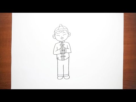 How To Draw Chinese Boy Step by Step for Kids | Drawing For Kids - YouTube