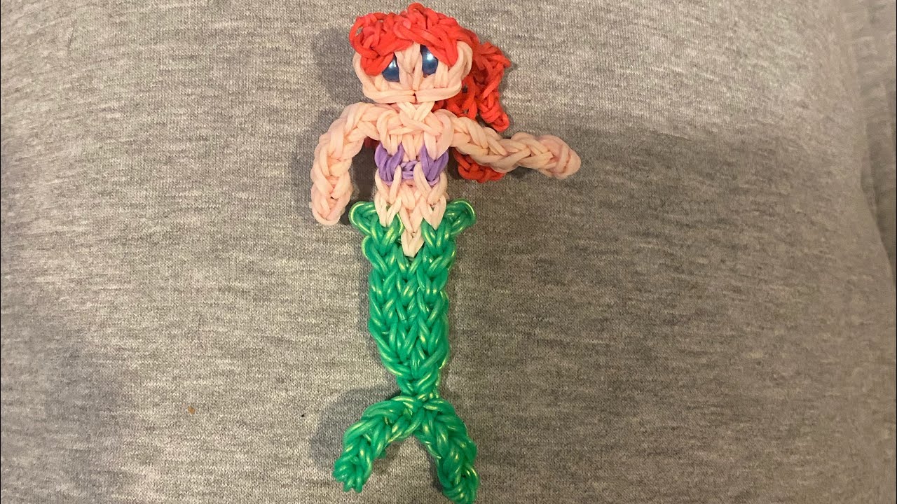 Princess Ariel Rainbow Loom (Original Design) - YouTube