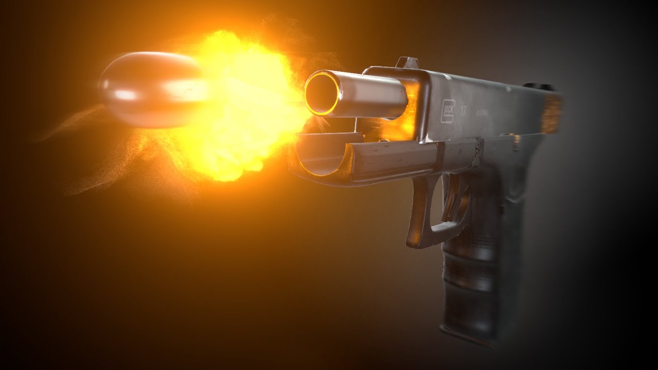 Glock shot animation in Blender - YouTube