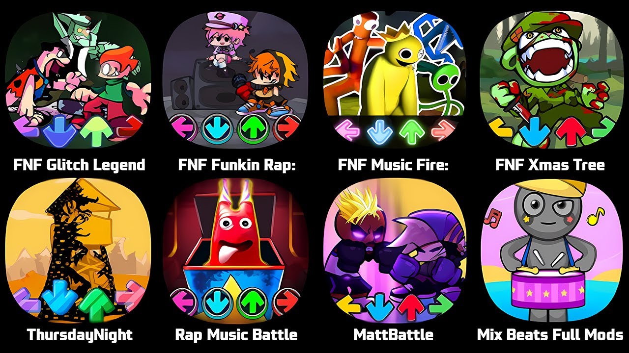 FNF None Of All, FNF I Am Steve, FNF Termina, FNF Love Groove, FNF The ...