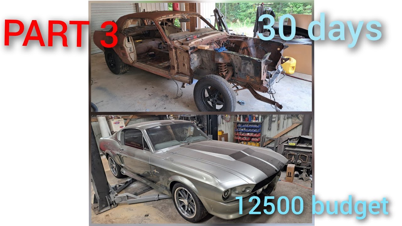 1967 mustang fastback built from a rusty coupe in 30 days - YouTube