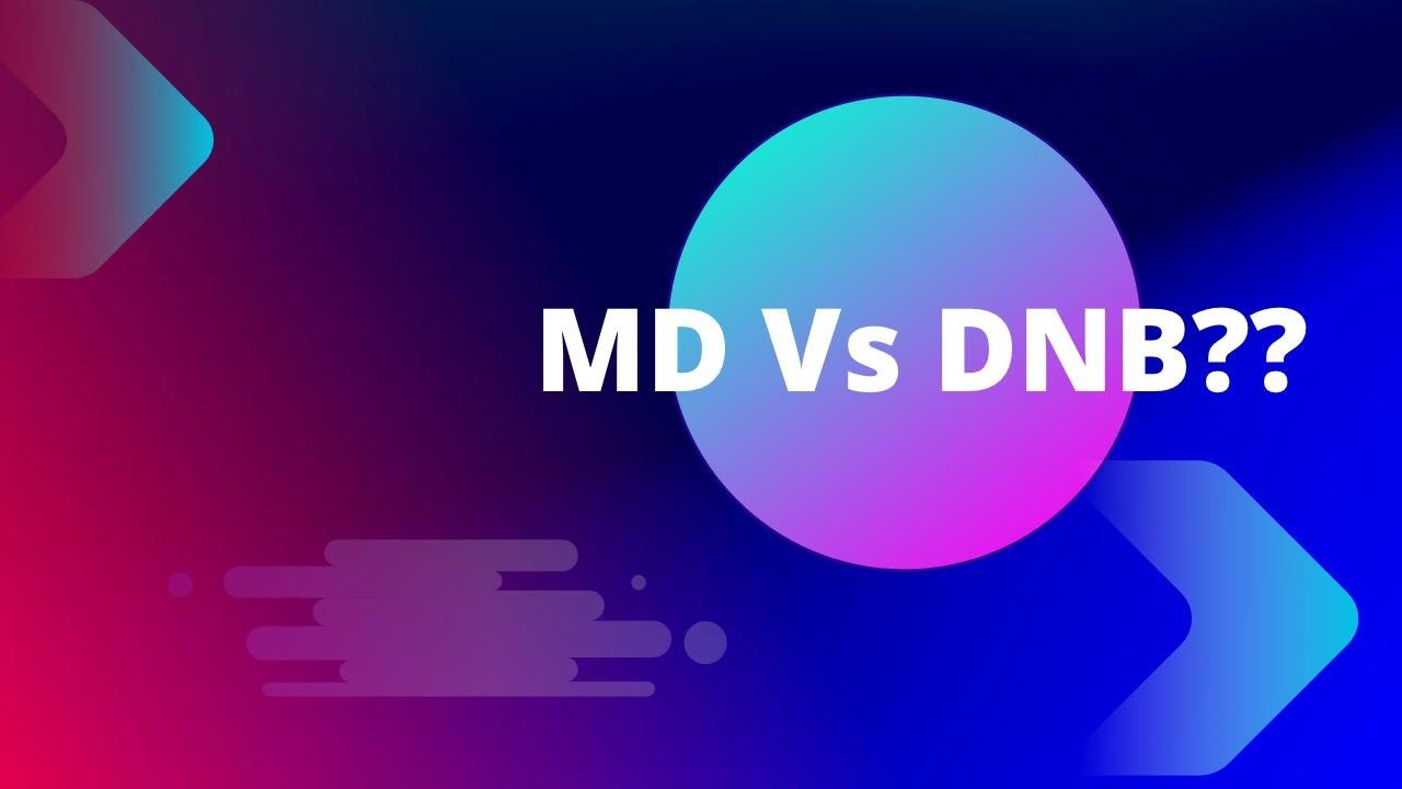 MD/MS Vs DNB? - YouTube