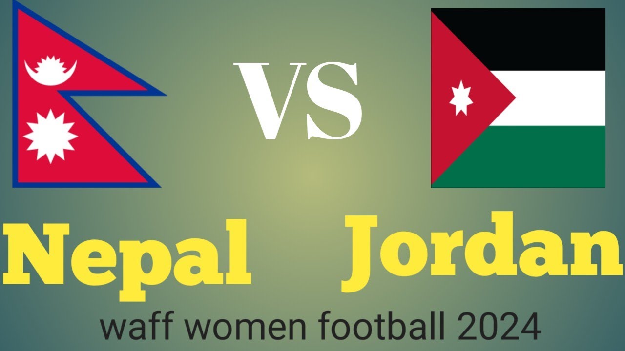 WAFF women's final football game nepal vs Jordan highlights & penalty ...