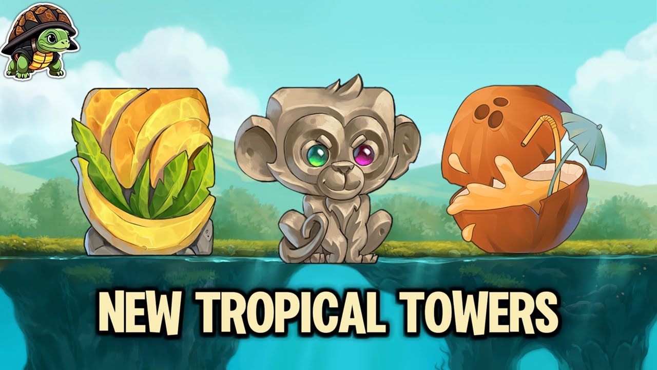 New Tropical Towers In Action | Epic Auto Towers - YouTube