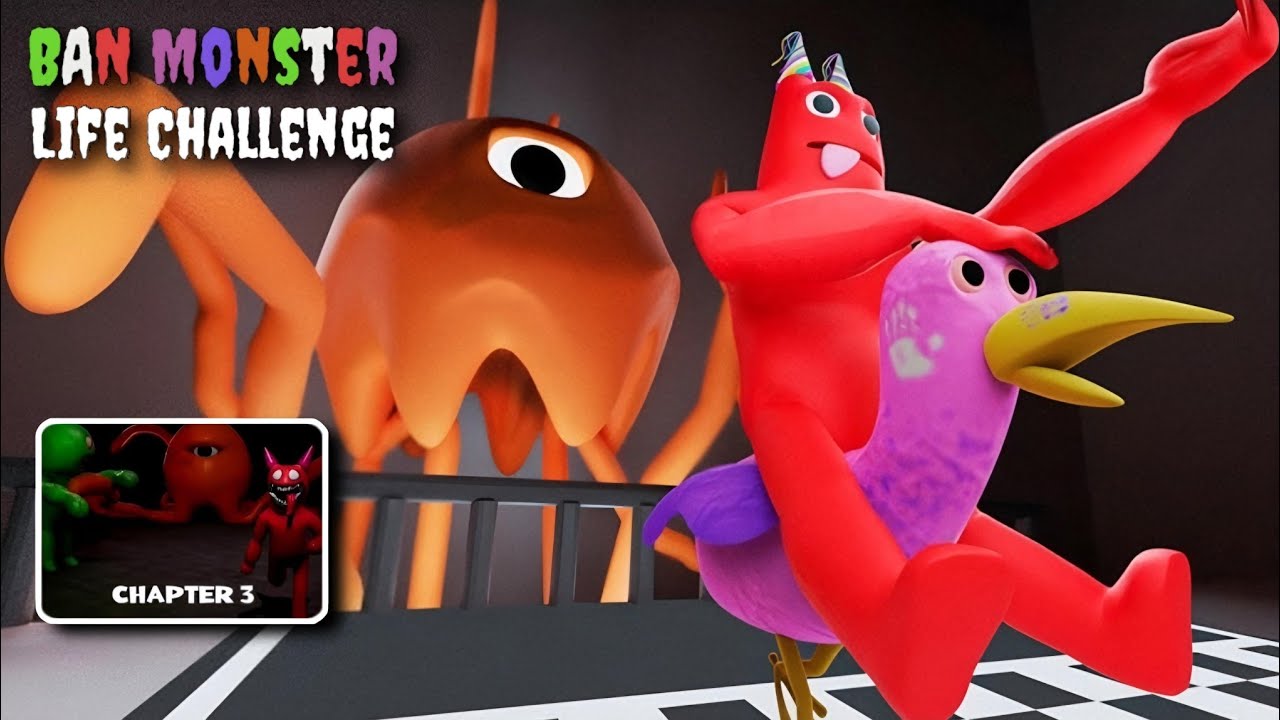 Ban Monster Life Challenge (Chapter 2, 3) New Update - Banban Chase ...