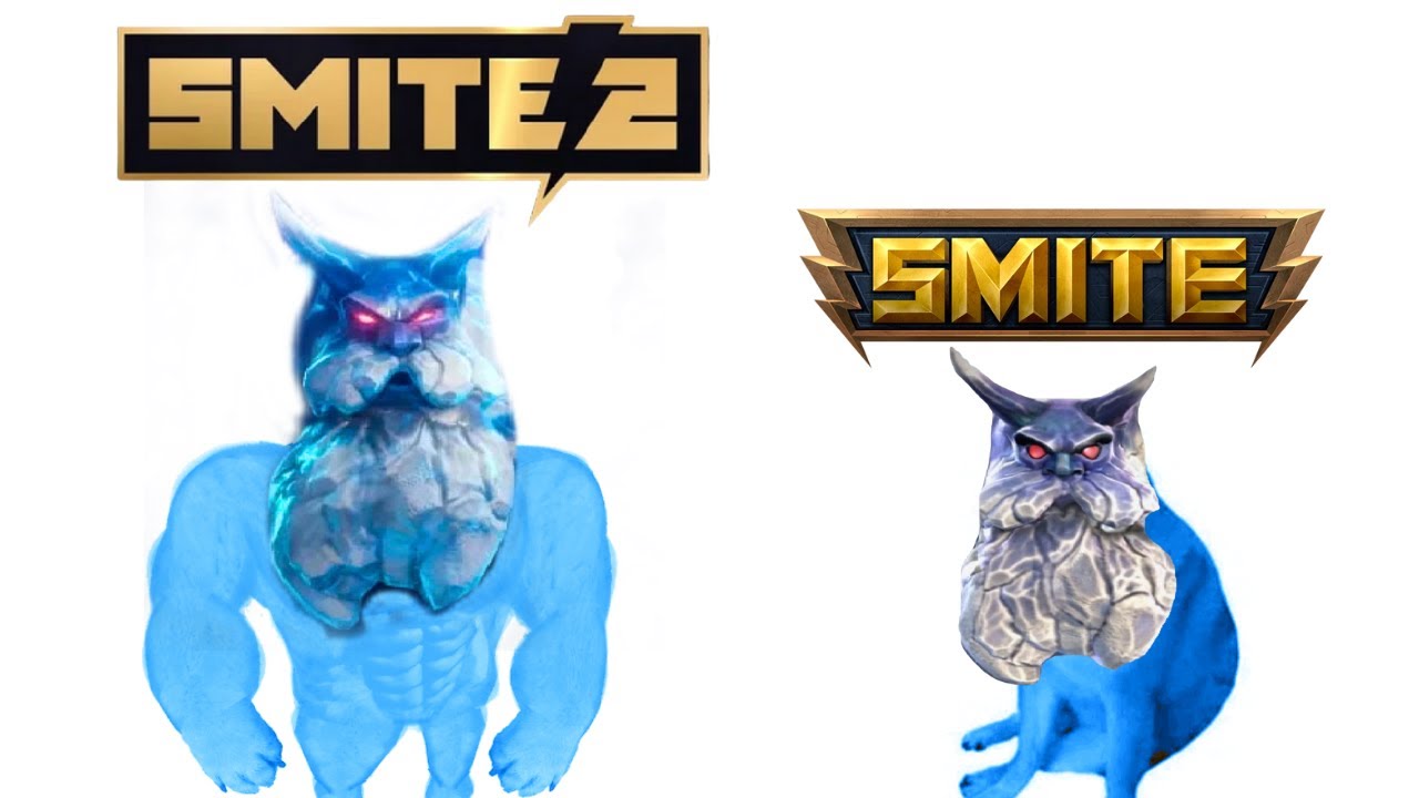 Smite 1 Ymir VS. Smite 2 Ymir - YouTube