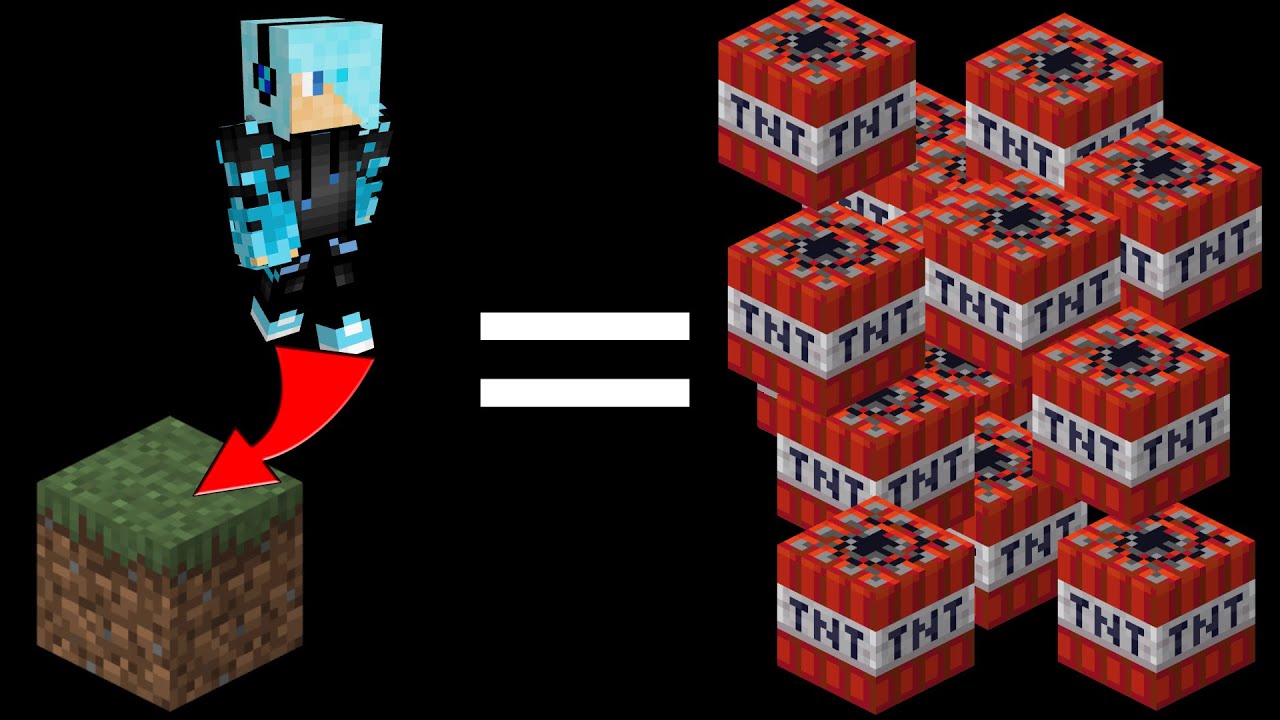 minecraft but grass go boom boom - YouTube