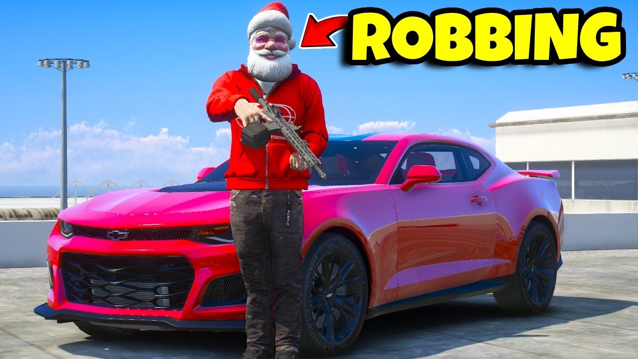 Santa Claus Is Coming To ROB THE CITY in GTA 5 RP - YouTube