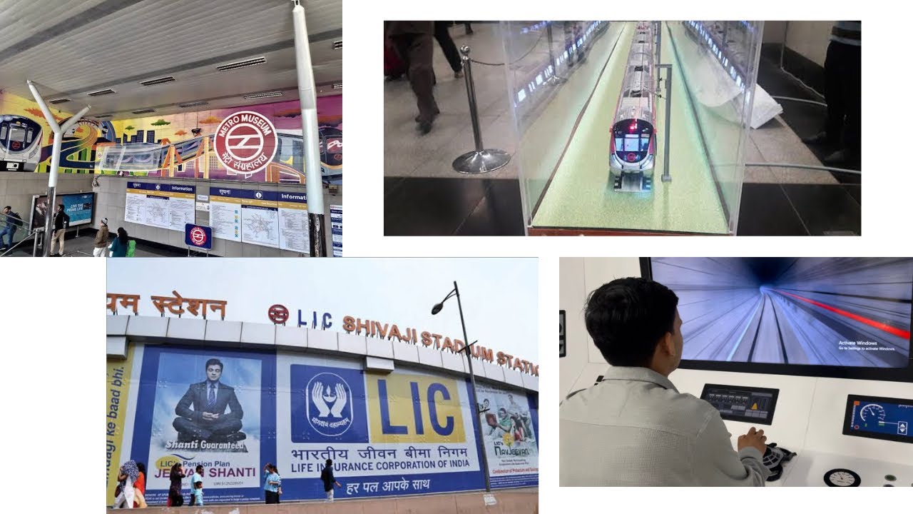Delhi Metro Museum Shivaji Metro Museum || Patel Chowk Metro Museum ...