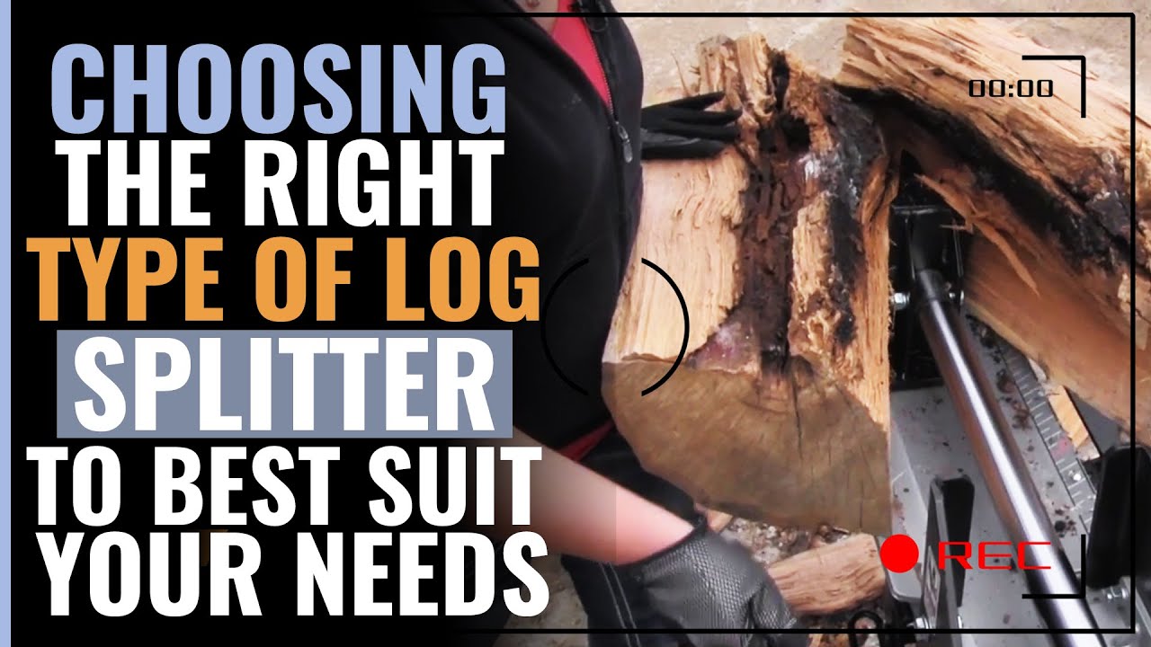 Choosing The Right Type Of Log Splitter To Best Suit Your Needs - YouTube