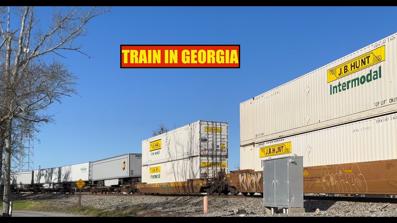 Train In Georgia 4K - YouTube