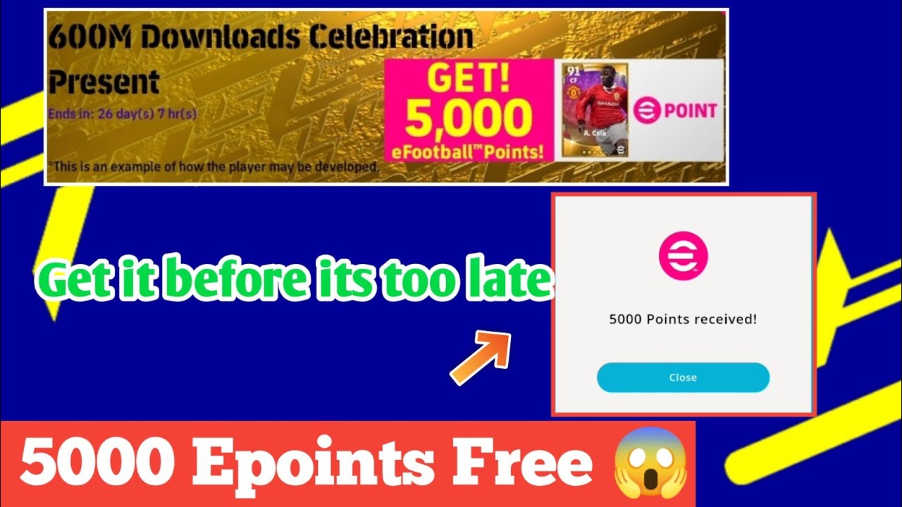 How To Get Free Epoints In Efootball || Efootball 2023 || PES 2023 ...