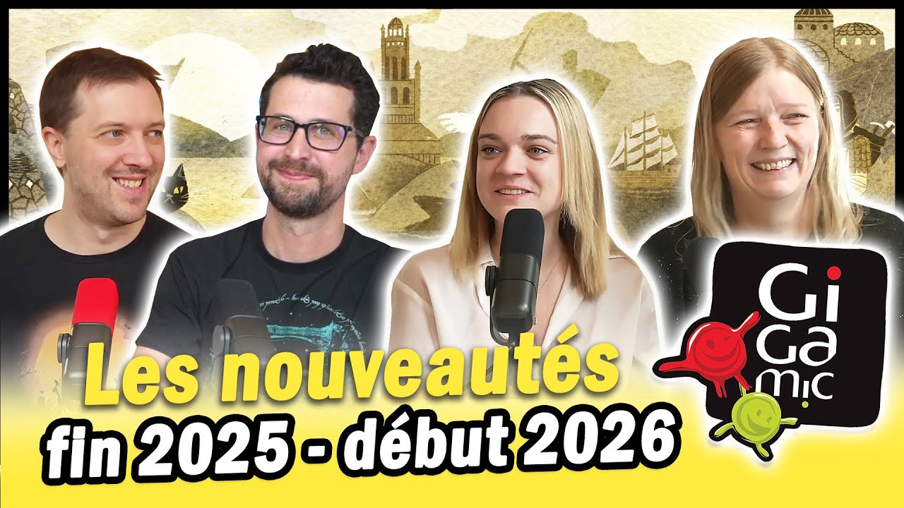 Les nouveautés fin 2025 début 2026 de Gigamic avec Manon et Etienne - YouTube