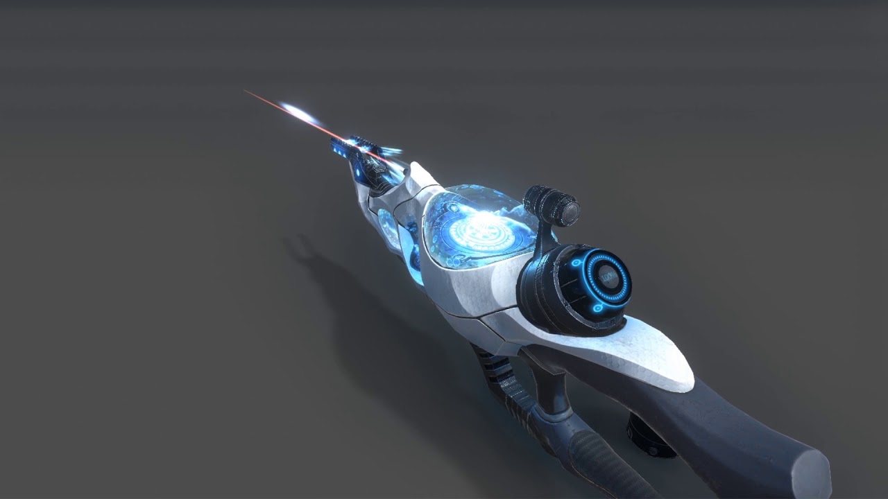 PBR Sci-Fi Plasma Rifle Showcase - YouTube