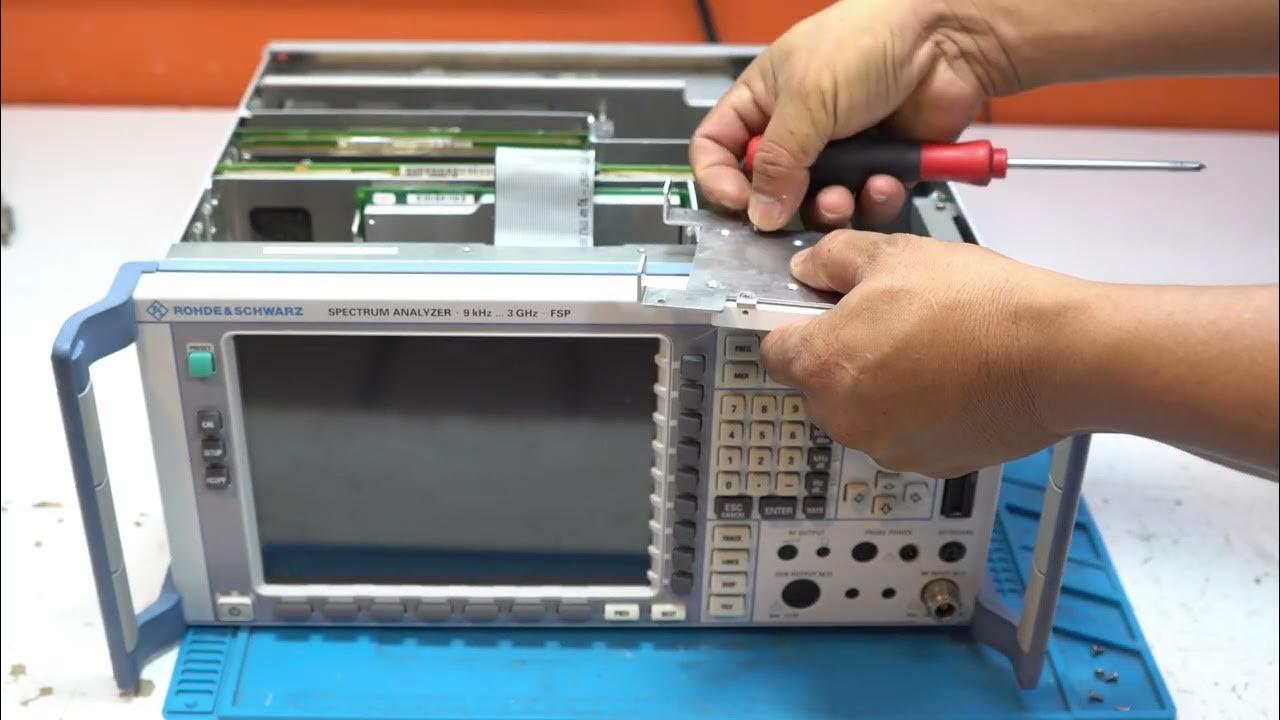 ROHDE&SCHWARZ FSP3 Edit HDD files - YouTube