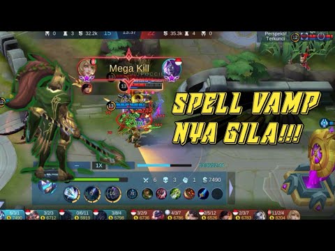 SPELL VAMP NYA GILA!!!GAK ABIS ABIS!!!!-Mobile Legend - YouTube