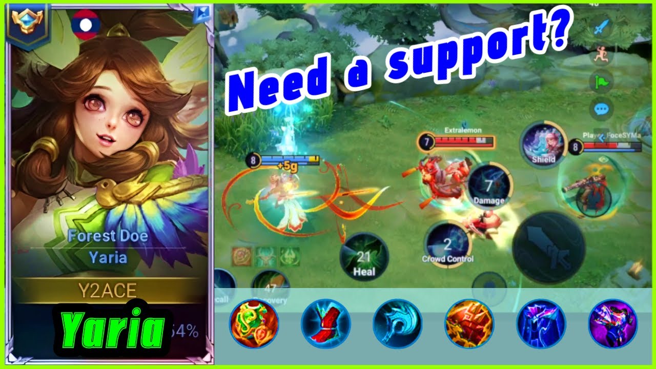 Anyone Need A Support? Yaria Full Gameplay - HOK Gameplay - YouTube