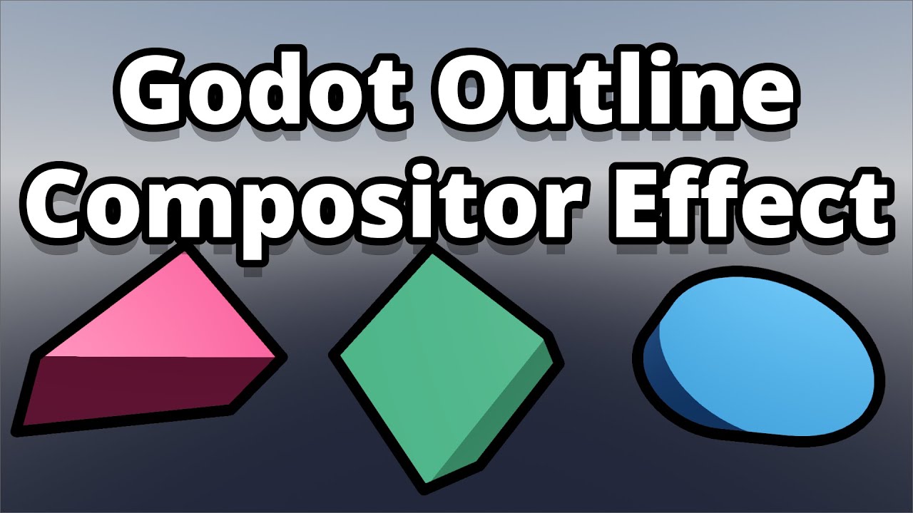 Making a 3D Outline Effect - Using Godot Engine - YouTube