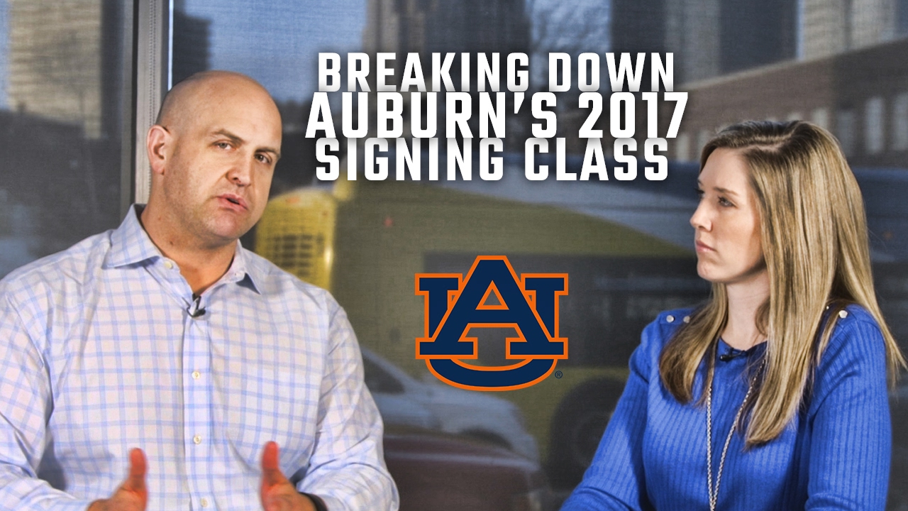 An inside look at Auburn's 2017 signing class with Cole Cubelic - YouTube